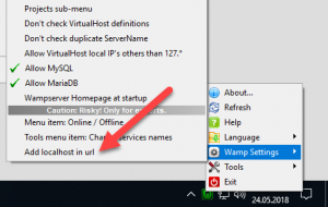 WampServer Proje Linkleri Çalışmıyor